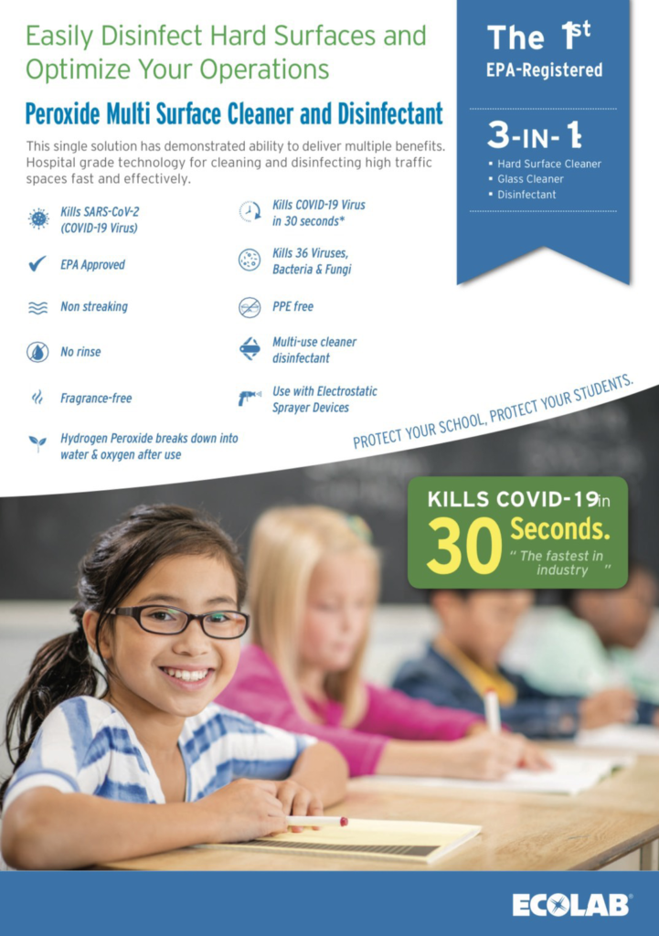 Ecolab Peroxide Multi Surface Cleaner and Disinfectant ผลิตภัณฑ์ฆ่า ...